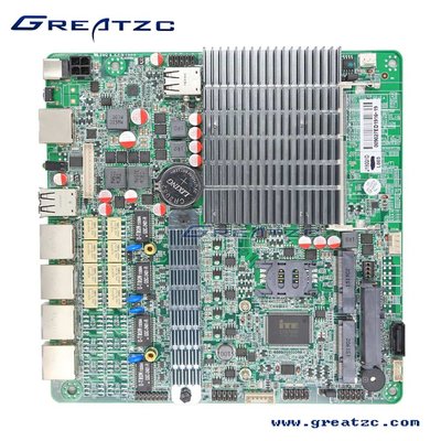 Fanless Mini ITX Quad LAN Motherboard 4 Ethernet Ports Quad Core J1900 DC12V