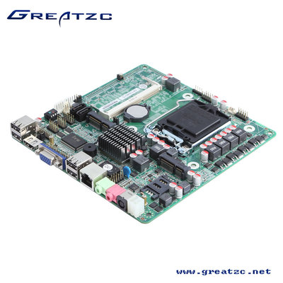 I3 / I5 / I7 LGA1155 Motherboard With DC Power 19V 6 COM LVDS For POS Machine