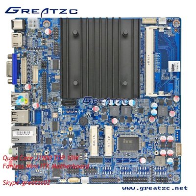 Fanless Industrial PC Motherboard / Quad Core Mainboard Intel Bay Trail Boards