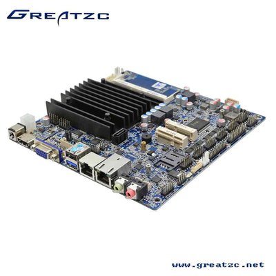 Low Power Fanless Mini Itx Industrial PC Motherboard Quad Core J1900