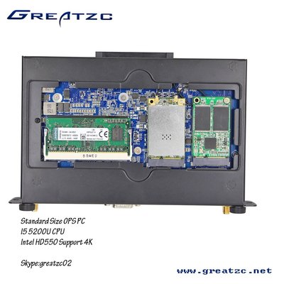 Professional I5 5200U Intel HD5500 4K Small PC Computer With OPS Port