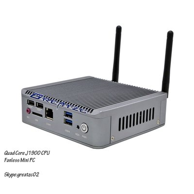 Dual LAN Industrial Fanless Embedded ComputerGrade Quad Core J1900 CPU