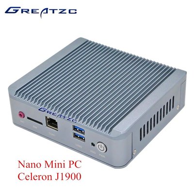 Onboard Celeron J1900 Industrial Fanless PC  Computer Quad Core Dual Display