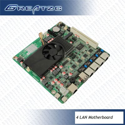 Onboard CPU Fanless Motherboard Dual Core , Intel Mini ITX Atom Motherboard