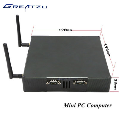 Bay Trail Celeron Quad - Core j1900 Fanless Industrial Computer With VGA HDMI DC IN 2 RS232 WIFI