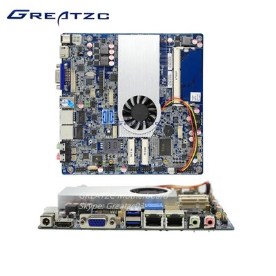Intel Mini ITX Server Motherboard With 2 LAN Ports Haswell I5-4200U CPU