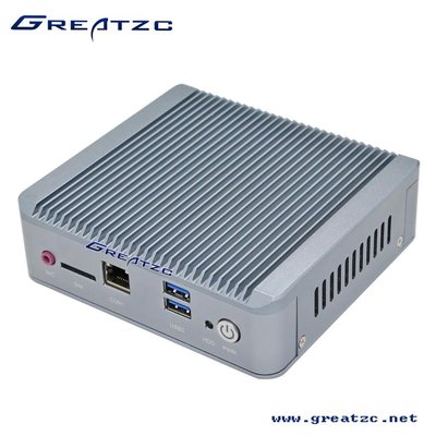 HDMI RJ45LAN 4 USB Quad - Core CPU Fanless Industrial Personal Computer