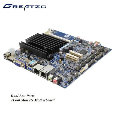 Dual LAN Quad - Core Mini ITX Intel Motherboard Fanless Bay Trail-D Celeron J1900 CPU