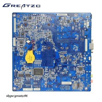 Intel Quad Core J1900 Fanless Motherboard , Dual LAN Mainboard With DC Power