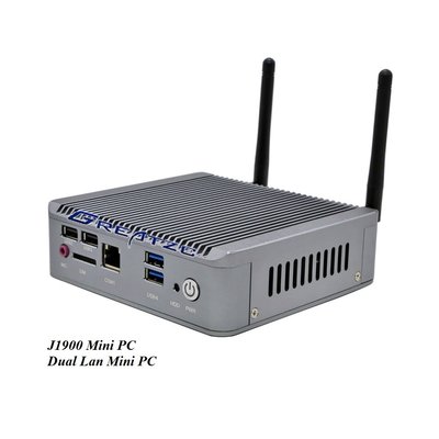 J1900 Dual Lan Fanless Industrial PC VGA HDMI SATA MSATA WIFI Vest Mount