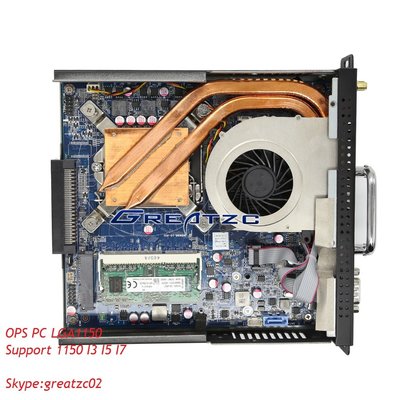I3 / I5 / I7 Industrial Embedded Computer With Socket LGA Mini ITX 1150 Motherboard