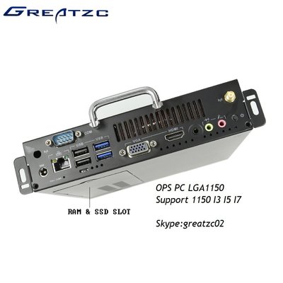 I3 / I5 / I7 Industrial Embedded Computer With Socket LGA Mini ITX 1150 Motherboard