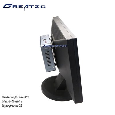 Integrated J1900 CPU Nano Industrial PC Fanless With SIM Card Slot 3G / 4G / WIFI