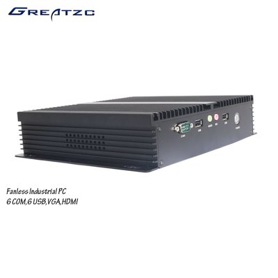 Industrial Celeron 1037u Fanless Mini PC Computer 6 COM CPU Intel HD Graphics