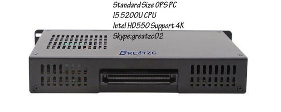 Professional I5 5200U Intel HD5500 4K Small PC Computer With OPS Port