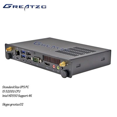 Professional I5 5200U Intel HD5500 4K Small PC Computer With OPS Port
