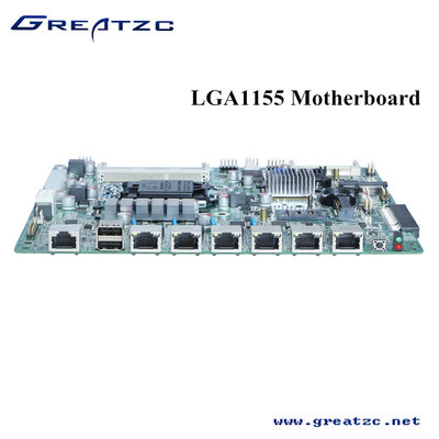 6 LAN 4 SATA CF 6 USB Mini LGA 1155 ATX Motherboard 2 COm 2 DDR3L Wifi 3G