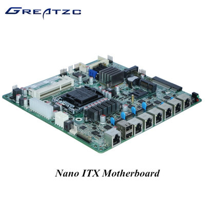I3 I5 I7 CPU 6 LAN Motherboard , LGA1155 Socket Firewall Appliance Intel Gigabit