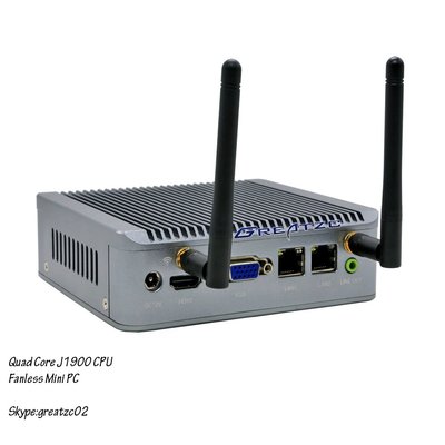 Quad Core Industrial Embedded Computer Integrated J1900 CPU Fanless Mini PC