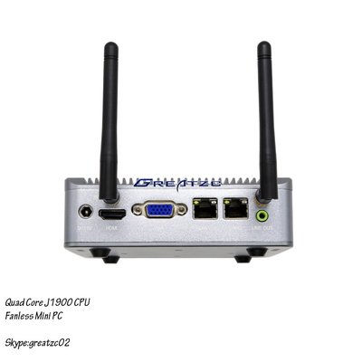 Quad Core Industrial Embedded Computer Integrated J1900 CPU Fanless Mini PC
