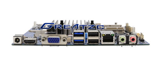 Fanless Embedded Industrial PC Motherboard Integrated CPU N3150 Quad Core 6 COM Ports