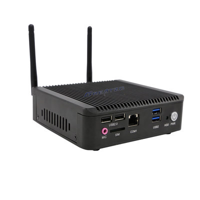 USB 3.0 Dual LAN Mini Industrial PC J1800 CPU Dual Core Fanless Support Msata SSD