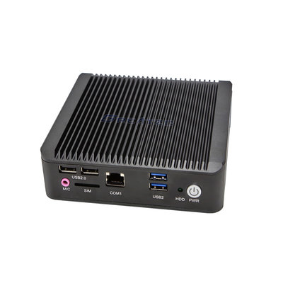 Dual Core CPU Rugged Embedded Computer J1800 Fanless Low TDP 2 Gigabit LAN