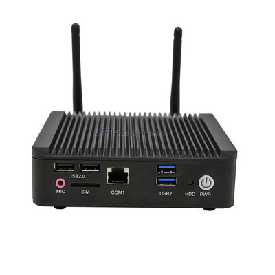Dual Core CPU Rugged Embedded Computer J1800 Fanless Low TDP 2 Gigabit LAN