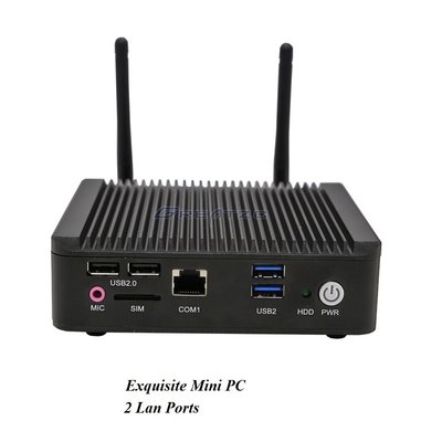 Celeron J1800 Dual Lan Industrial Embedded Computer Dual Nic With Low Power Consumption