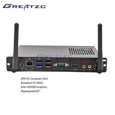 ZC - OPS5010 Broadwell I3 5010u Fanless Embedded Computer With JAE Port OPS Mini PC For 4K