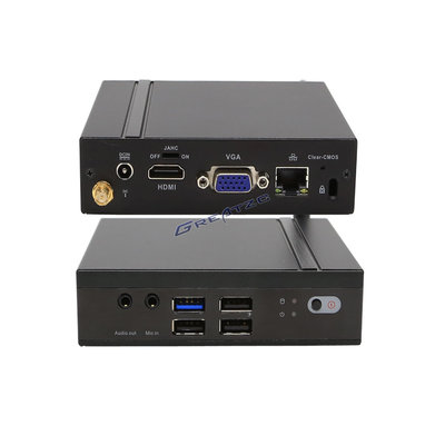 Fanless Barebone Industrial Embedded PC Integrated Celeron N2807 With USB 3.0 HDMI VGA