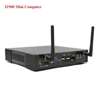 Fanless Fanless Industrial Computer J1900 Quad - Core , Mini ATX Computer Max 8 GB RAM