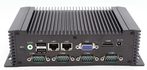 Atom N2800 Dual LAN Industrial Embedded Computer Fanless 6 COM Low Power Consumption