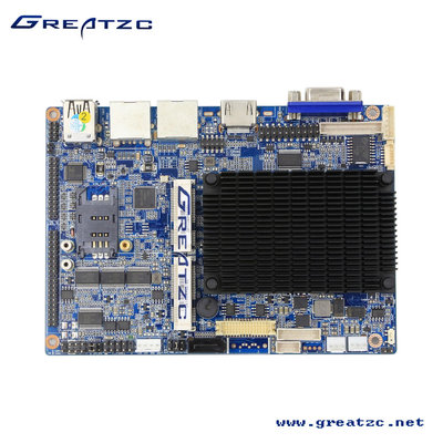 N2807u CPU 6 COM Industrial PC Motherboard 3.5inch Mainboard Fanless Dual LAN Board