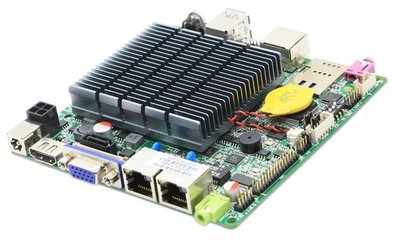 Quad Core Fanless Motherboard J1900 CPU Nano Size Dual LAN Ports Industry Board