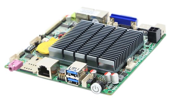 Quad Core Fanless Motherboard J1900 CPU Nano Size Dual LAN Ports Industry Board