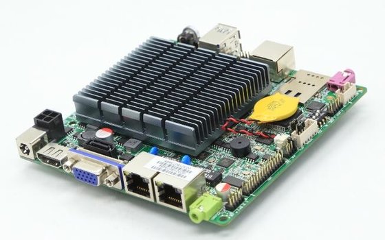 Intel CPU J1900 Quad Core Fanless Dual LAN Motherboard For Digital signage