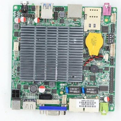 Intel CPU J1900 Quad Core Fanless Dual LAN Motherboard For Digital signage