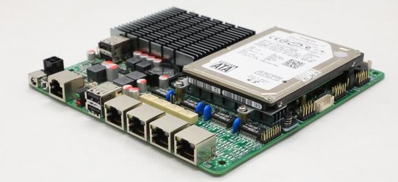 Quad Gigabit Fanless Motherboard Mini ITX Size With SIM Card Slot