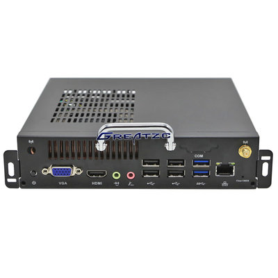 Black 4K Open Pluggable Specification PC With Processor I3 I5 I7 LGA1150