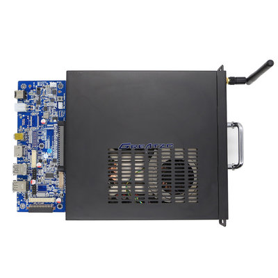 Black 4K Open Pluggable Specification PC With Processor I3 I5 I7 LGA1150