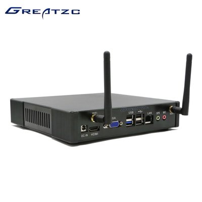 2 COM Fanless Industrial Computer Double Display For HTPC Mini PC ZC-M192