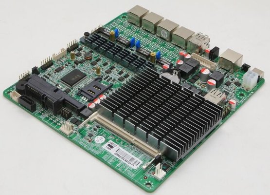 Quad Core Industrial PC Motherboard Quad LAN J1900 CPU ZC-BT194L