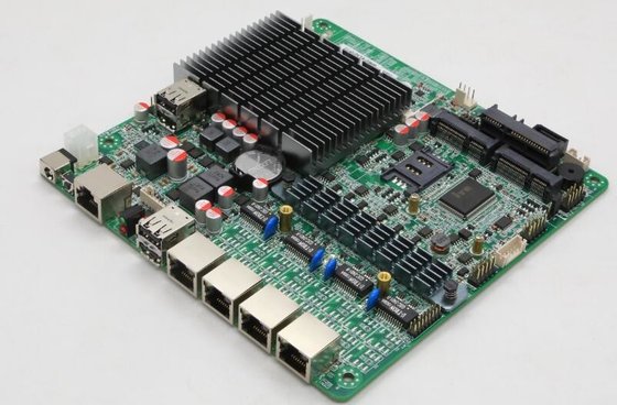 Quad Core Industrial PC Motherboard Quad LAN J1900 CPU ZC-BT194L
