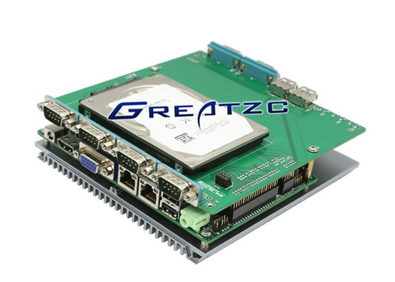 i5-3337U Fanless Industrial Pc With 6 COM Ports , 2* Gigabit Network Card