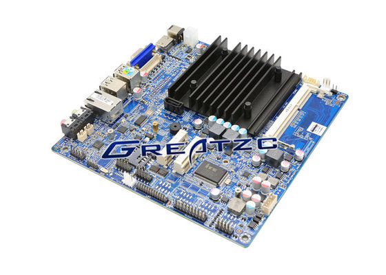 2 COM Ports Processor J1800 fanless itx motherboard , Industrial Embedded Motherboard