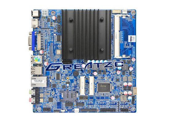 2 RS232 Ports Mini ITX Fanless PC Motherboard j1800 CPU Support 1080P
