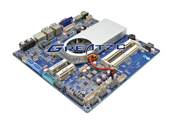 VGA HDMI LVDS micro industrial motherboard i3 6100u , mini itx board Support 4K