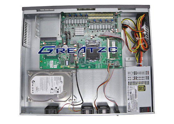 1U Rack Mount Chassis firewall board With 8 Ethernets H87 Chipset LGA1150 CPU