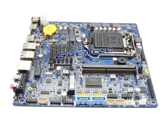 LGA1151 Mini Itx Industrial Motherboard For 4K , 4 COM Ports , Dual HDMI 4K Display